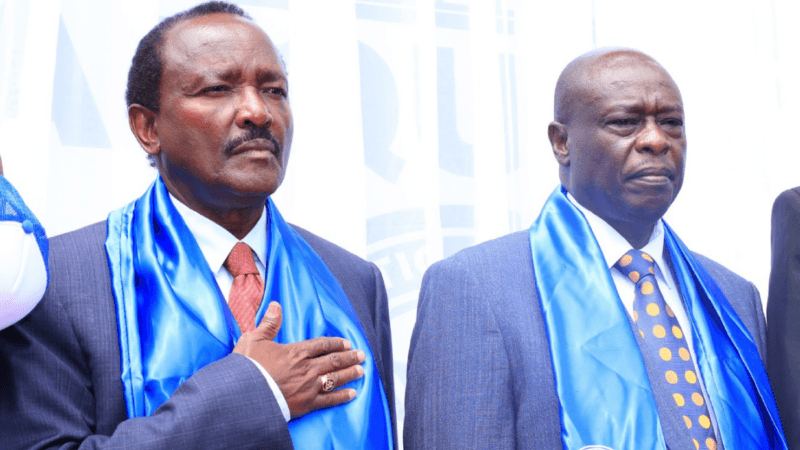 Gachagua joins Kalonzo in Tseikuru for high-stakes opposition talks